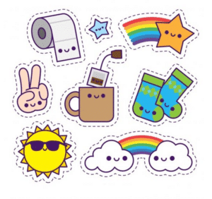 Hình Sticker Cute | Mẫu Sticker Dễ Thương [ Top 100+ Mẫu]