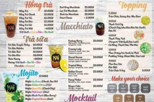 Top 50+ mẫu menu trà sữa đẹp & ấn tượng nhất