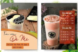 Top 50+ mẫu menu trà sữa đẹp & ấn tượng nhất