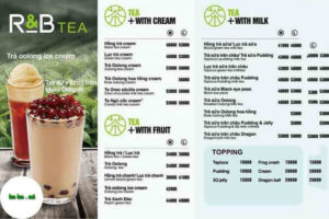 Top 50+ mẫu menu trà sữa đẹp & ấn tượng nhất