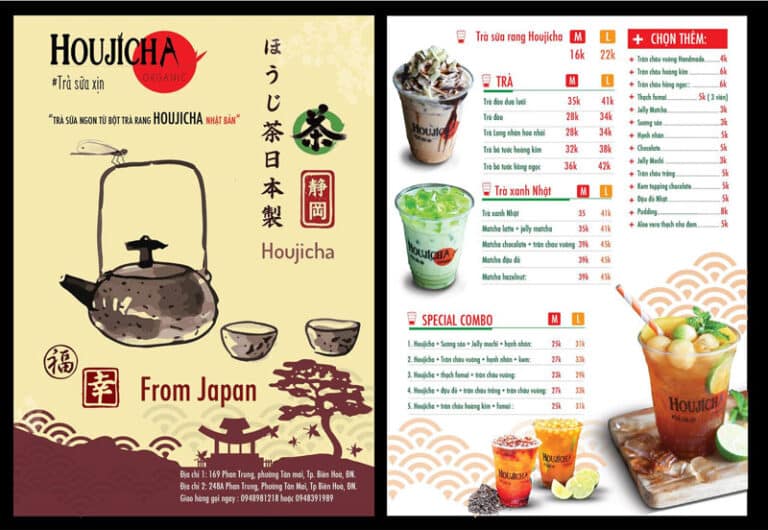 Top 50+ mẫu menu trà sữa đẹp & ấn tượng nhất