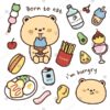 Tổng Hợp Những Mẫu Sticker Cute Food, Sticker Đồ Ăn Đẹp Nhất - In Sắc Màu