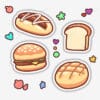 Tổng Hợp Những Mẫu Sticker Cute Food, Sticker Đồ Ăn Đẹp Nhất - In Sắc Màu
