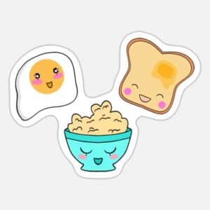 Tổng Hợp Những Mẫu Sticker Cute Food, Sticker Đồ Ăn Đẹp Nhất - In Sắc Màu