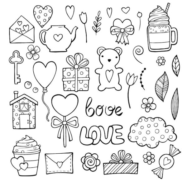 Top 40+ Mẫu Sticker Cute Không Màu Đẹp Nhất - In Sắc Màu