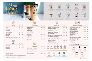 Top 50+ mẫu menu trà sữa đẹp & ấn tượng nhất