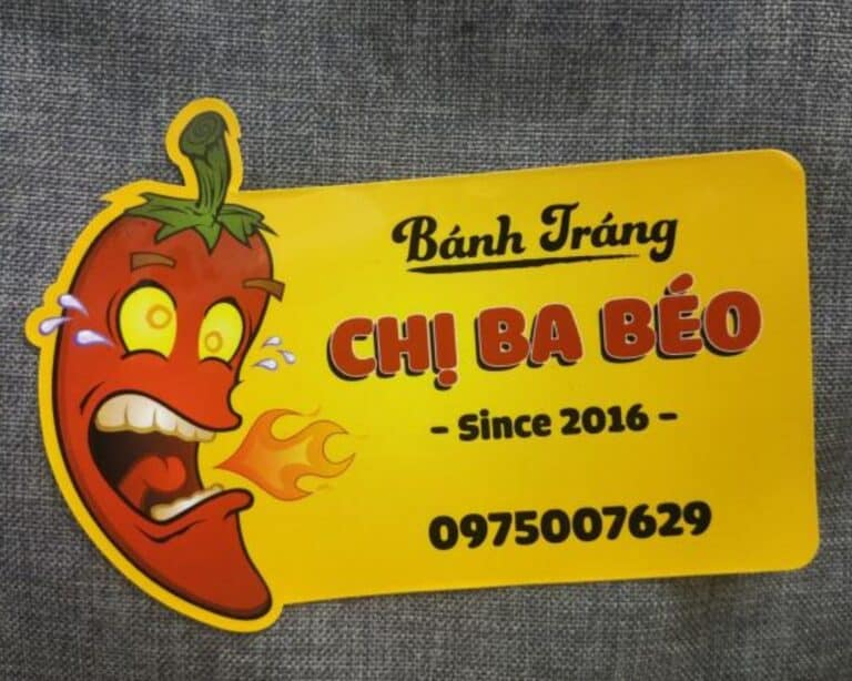In Tem Bánh Tráng Trộn Giá Rẻ Đa Dạng Mẫu Thiết Kế In Sắc Màu