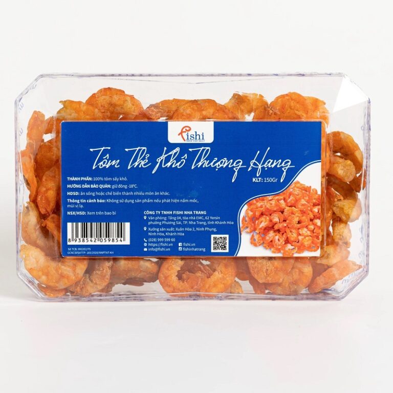 33+ Mẫu Tem Nhãn Tôm Khô Đẹp, Độc Đáo 2025 - In Sắc Màu