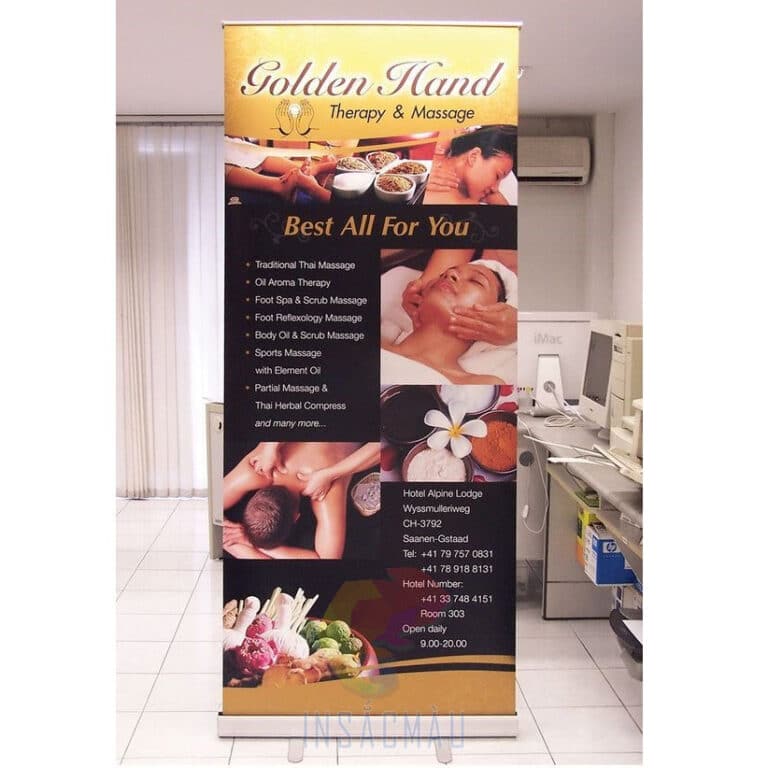 Top 50+ Mẫu Standee Khai Trương Spa Đẹp, Thiết Kế Ấn Tượng - In Sắc Màu