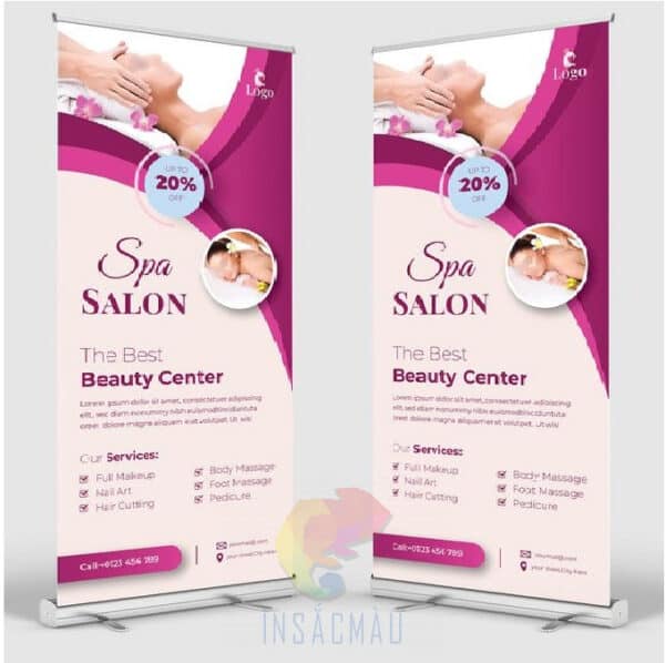 Top 50+ Mẫu Standee Khai Trương Spa Đẹp, Thiết Kế Ấn Tượng - In Sắc Màu