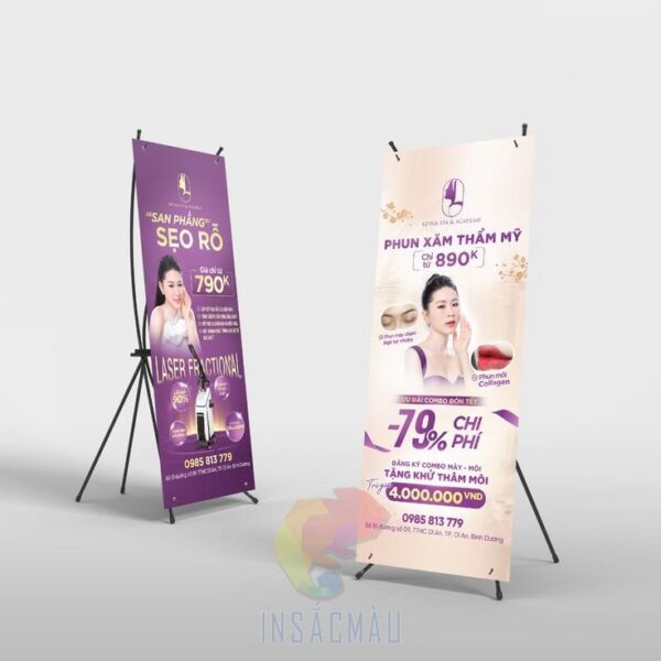 Top 50+ Mẫu Standee Khai Trương Spa Đẹp, Thiết Kế Ấn Tượng - In Sắc Màu
