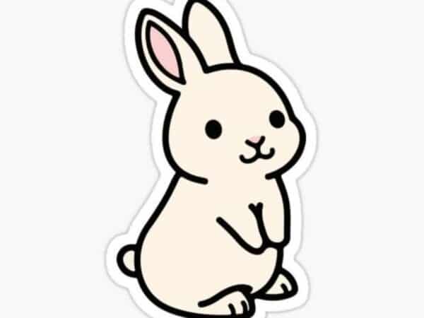 60+ Mẫu Sticker Thỏ Cute, Dễ Thương, Sáng Tạo Nhất - In Sắc Màu