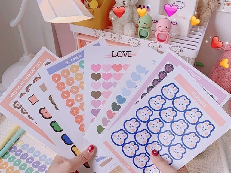 60+ Mẫu Sticker Thỏ Cute, Dễ Thương, Sáng Tạo Nhất - In Sắc Màu