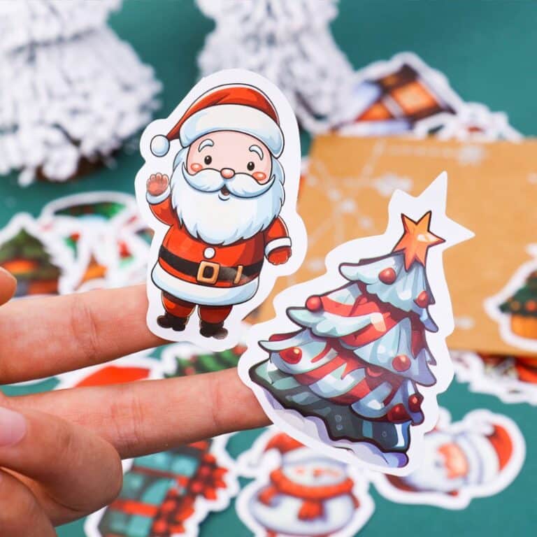 50+ Mẫu Sticker Noel Đẹp Trang Trí Lễ Giáng Sinh - In Sắc Màu