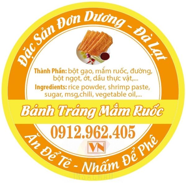 35+ Mẫu Thiết Kế Logo Bánh Tráng Đẹp, Ý Tưởng Độc Đáo - In Sắc Màu