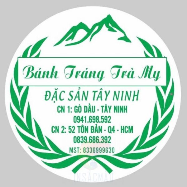 35+ Mẫu Thiết Kế Logo Bánh Tráng Đẹp, Ý Tưởng Độc Đáo - In Sắc Màu