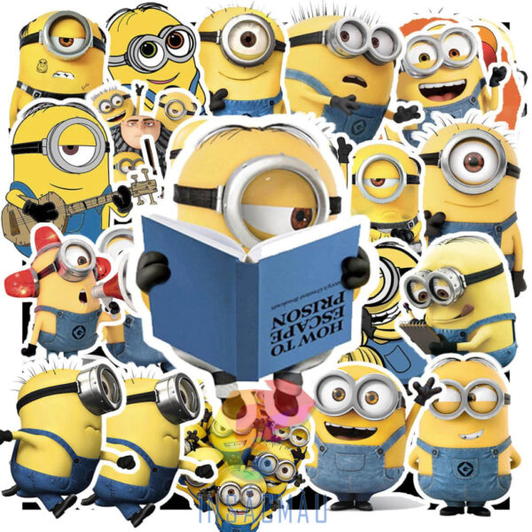 30+ Mẫu Sticker Minion Cute, Hài Hước, Đáng Yêu - In Sắc Màu